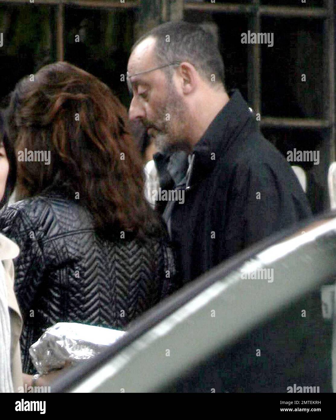 Exclusive!! Jean Reno and his wife Zofia Borucka lunch at the Ivy. Both ...