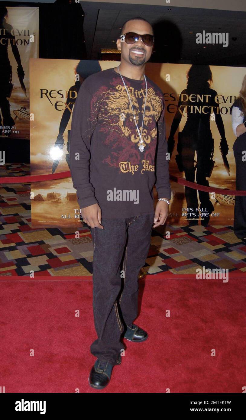 John Eric Bentley and unidentified female attend the World Premiere of Screen Gems' "Resident ...