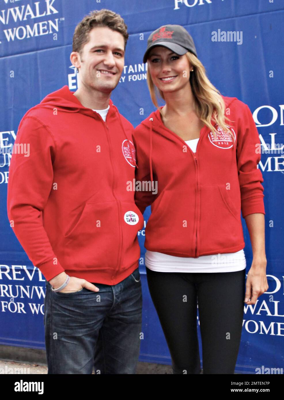 Matthew Morrison and Stacy Keibler at the 19th Annual EIF Revlon Run ...