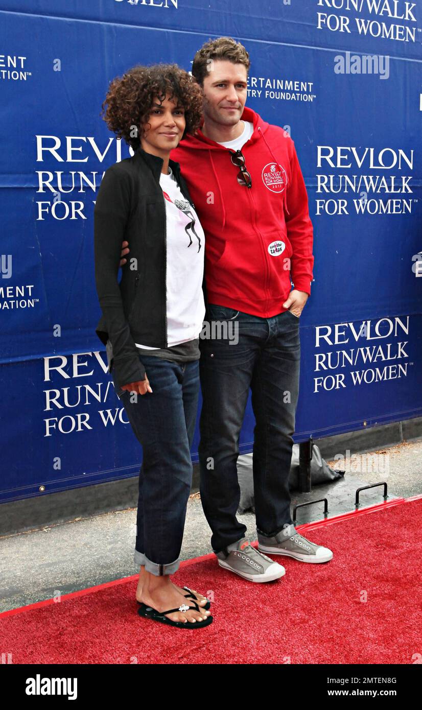 Halle Berry and Matthew Morrison at the 19th Annual EIF Revlon Run/Walk ...