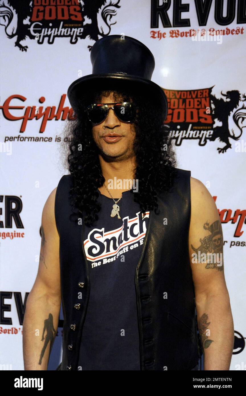 Slash at the Revolver Golden Gods Awards at Club Nokia downtown in Los ...