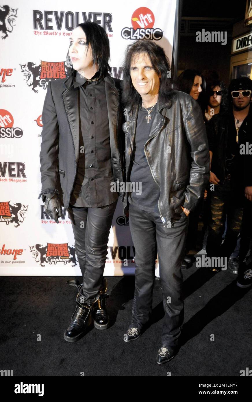 Marilyn Manson and Alice Cooper at the Revolver Golden Gods Awards at ...