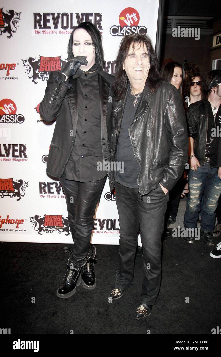 Alice cooper and marilyn manson hi-res stock photography and images - Alamy