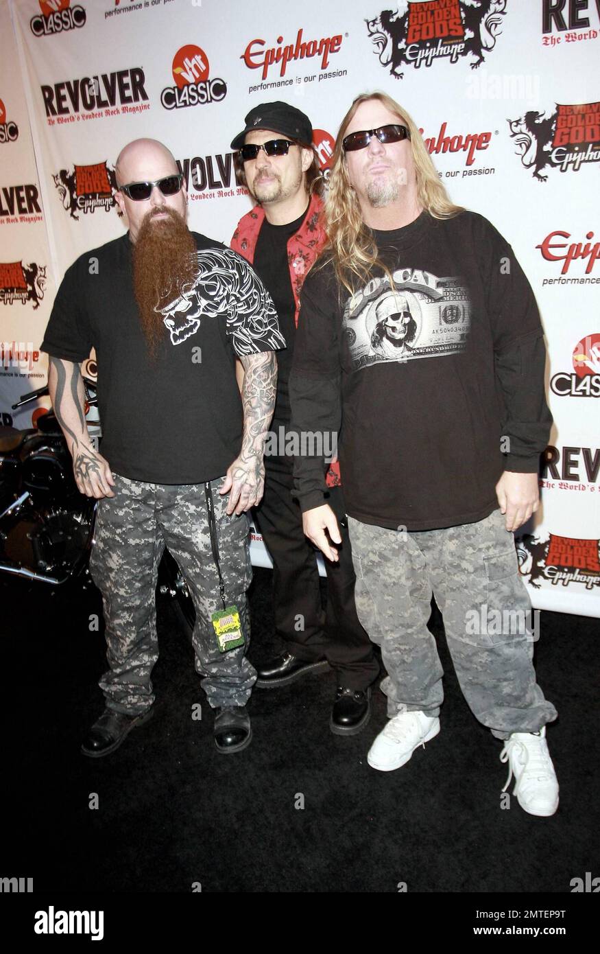 Slayer at the Revolver Golden Gods Awards at Club Nokia downtown in Los ...