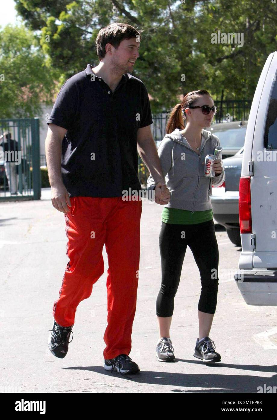 Exclusive!! Christina Ricci and actor-fiance Owen Benjamin headed to a gym in Hollywood this ...