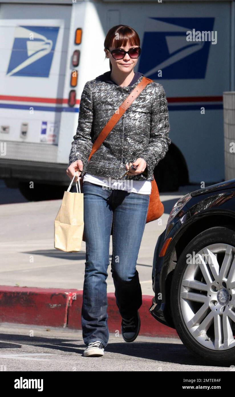Christina Ricci kept busy today running errands in Los Angeles. She ...