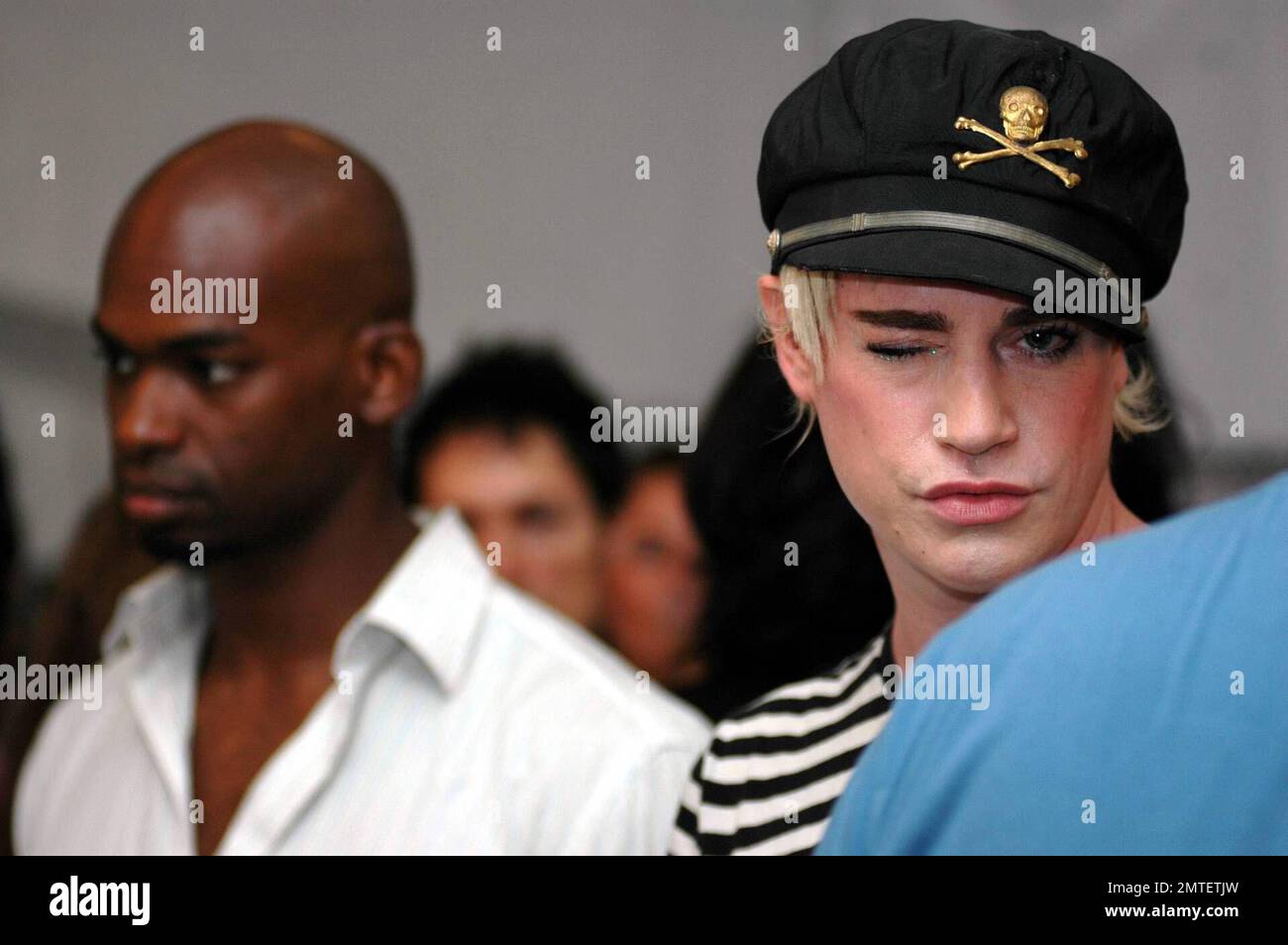 Richie Rich wears retro roller skates at the launch of his new fashion ...