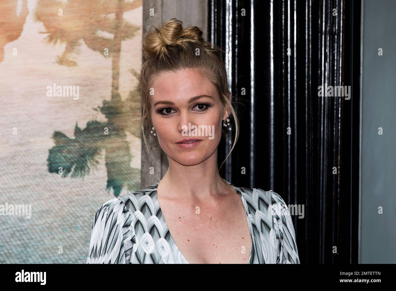 Actress Julia Stiles poses for photographers at the launch for the Sky ...