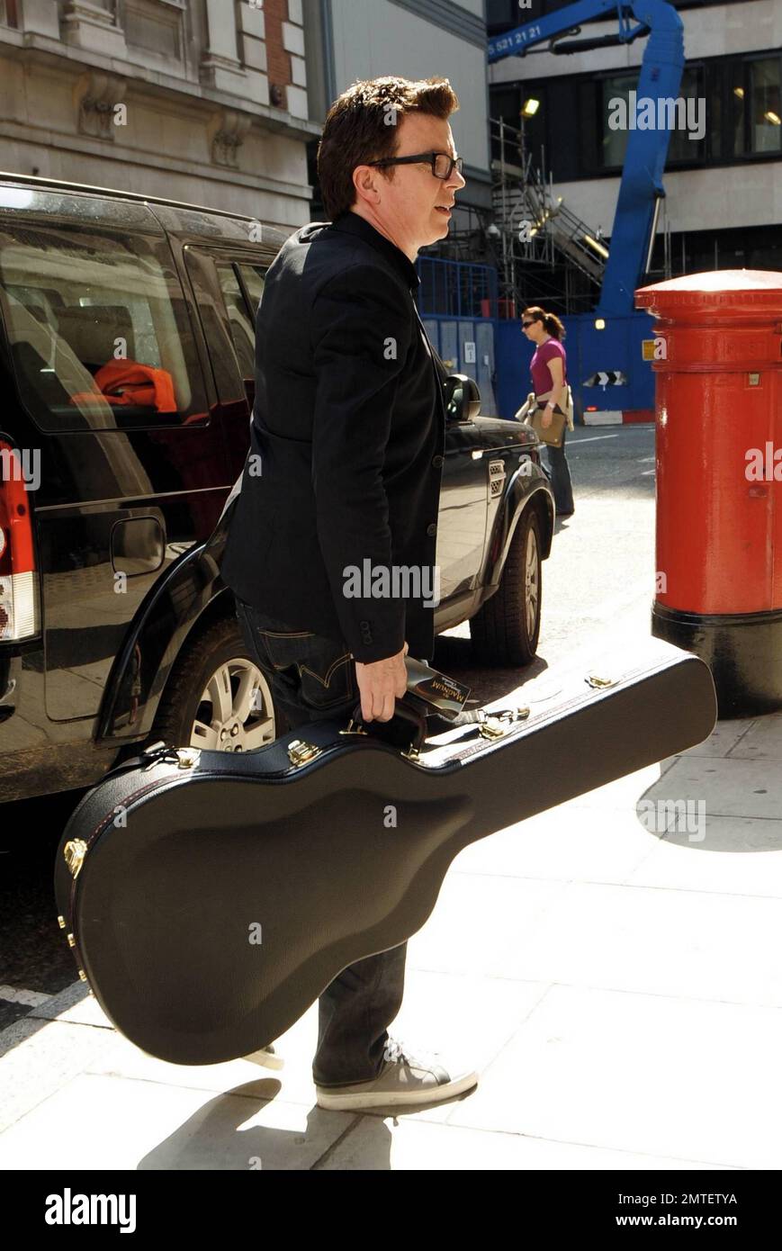 Singer Rick Astley, famous for his 1980's hit single "Never Gonna Give ...