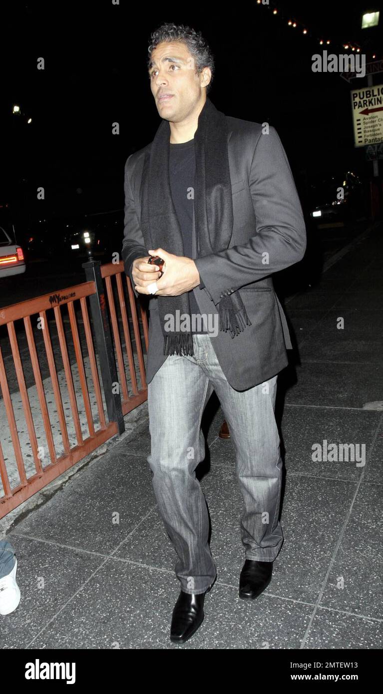 Actor and retired professional basketball player Rick Fox gets his New ...