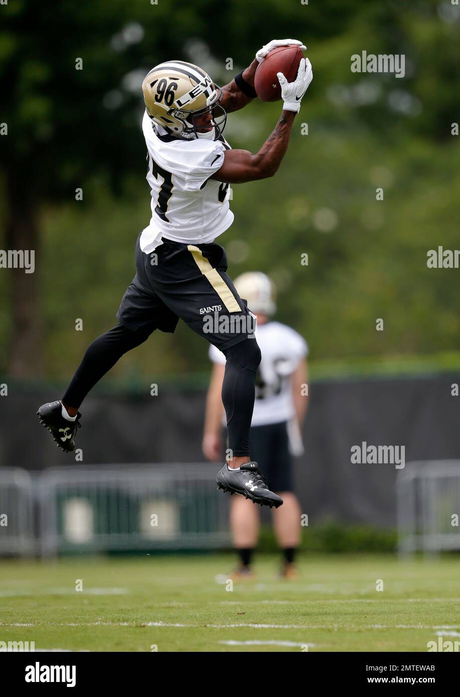 New Orleans Saints wide receiver Tommylee Lewis (87) pulls in a pass ...