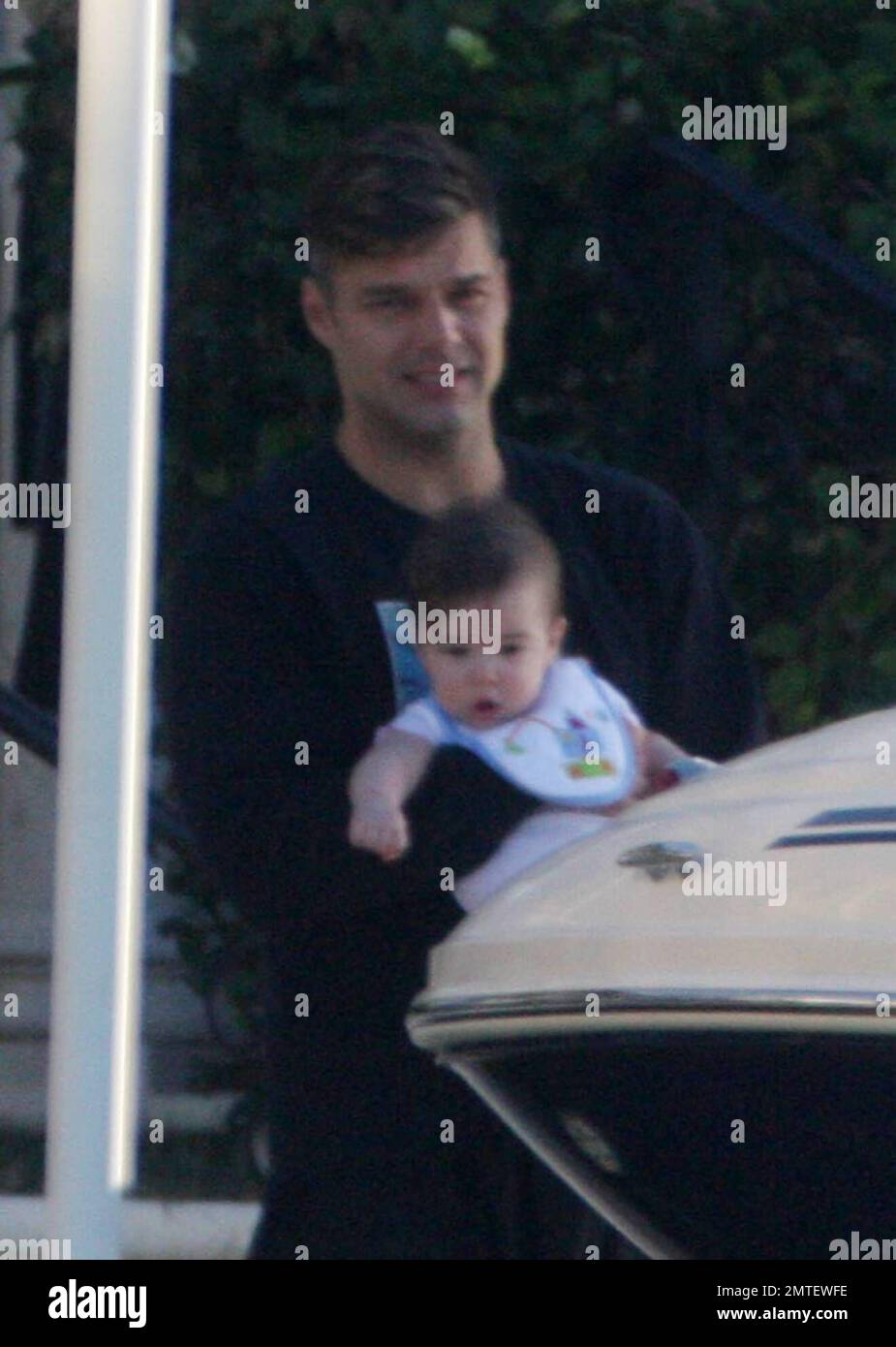 Exclusive!! Latin hearthrob Ricky Martin takes a break from shaking his ...