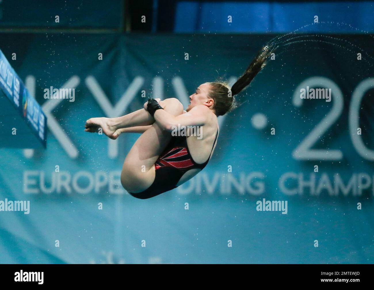 Britain's Lois Toulson competes on her way to win the gold medal for ...