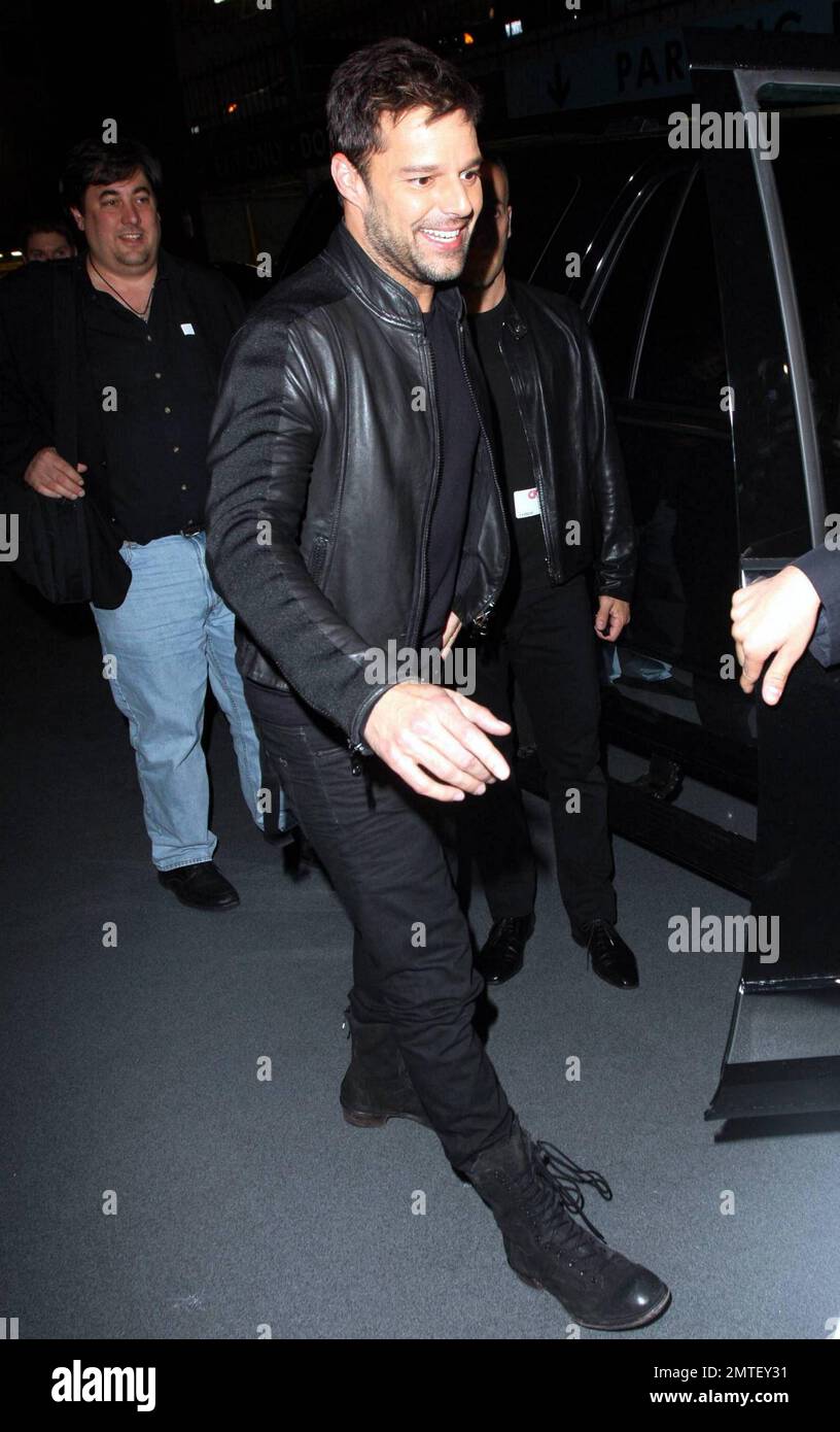 Pop superstar Ricky Martin pays a visit to "Larry King Live" at the CNN ...