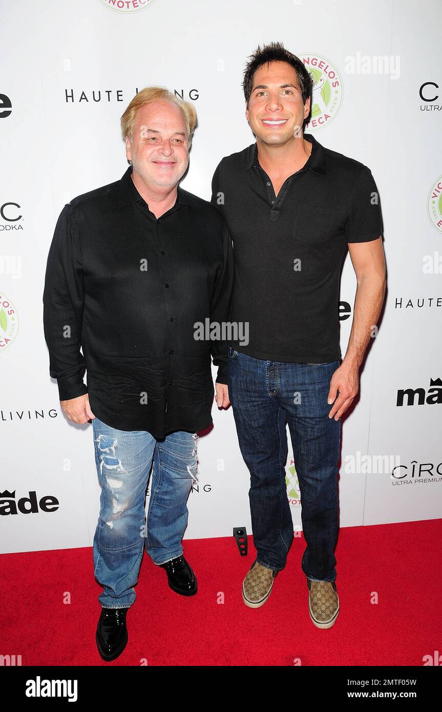David Manero and Joe Francis attends Rico Loves birthday party held at ...