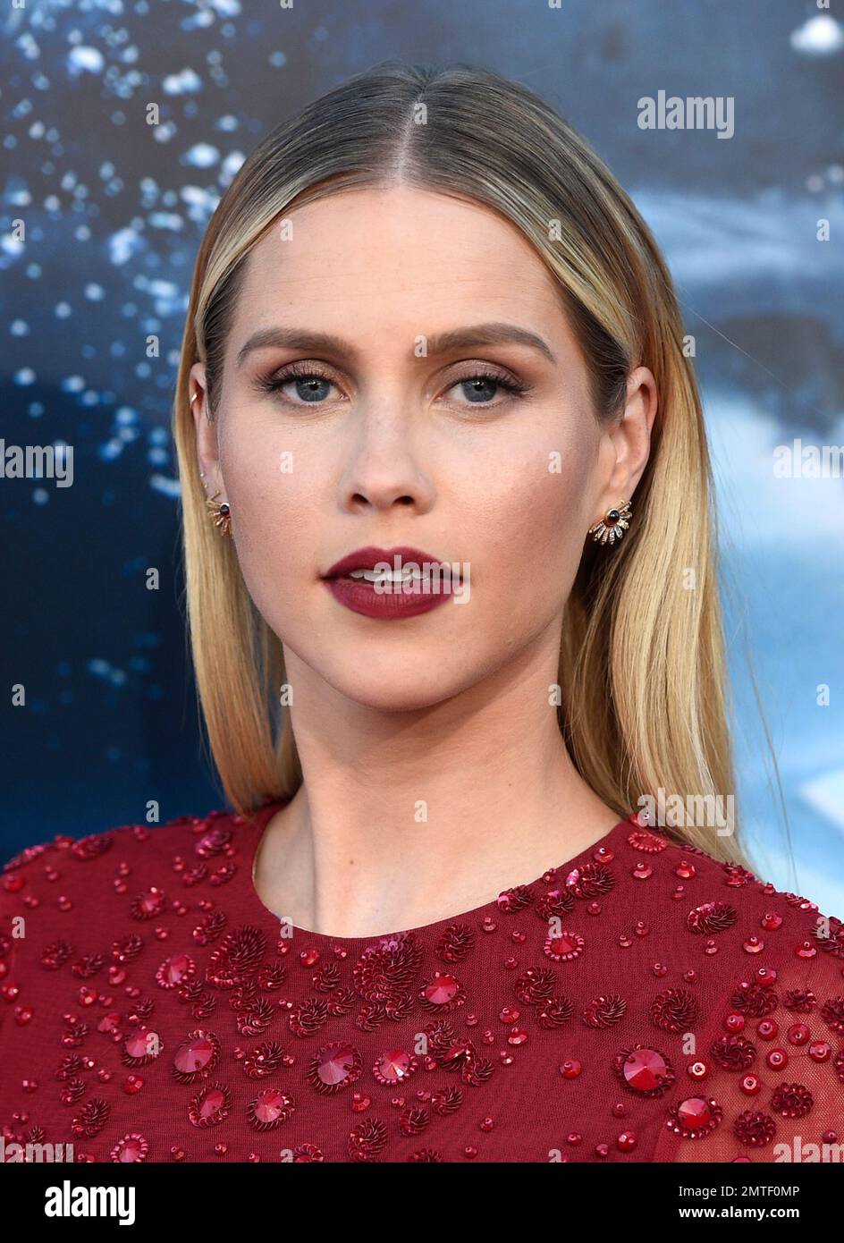 Claire Holt, a cast member in "47 Meters Down," arrives at the premiere ...