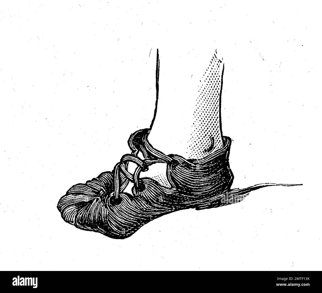 Fashion of the past shoe of the old germans hi-res stock photography ...