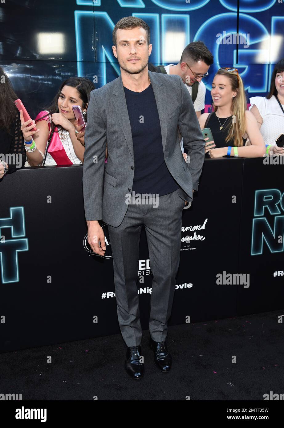 Ryan Cooper attends the world premiere of Columbia Pictures' "Rough ...