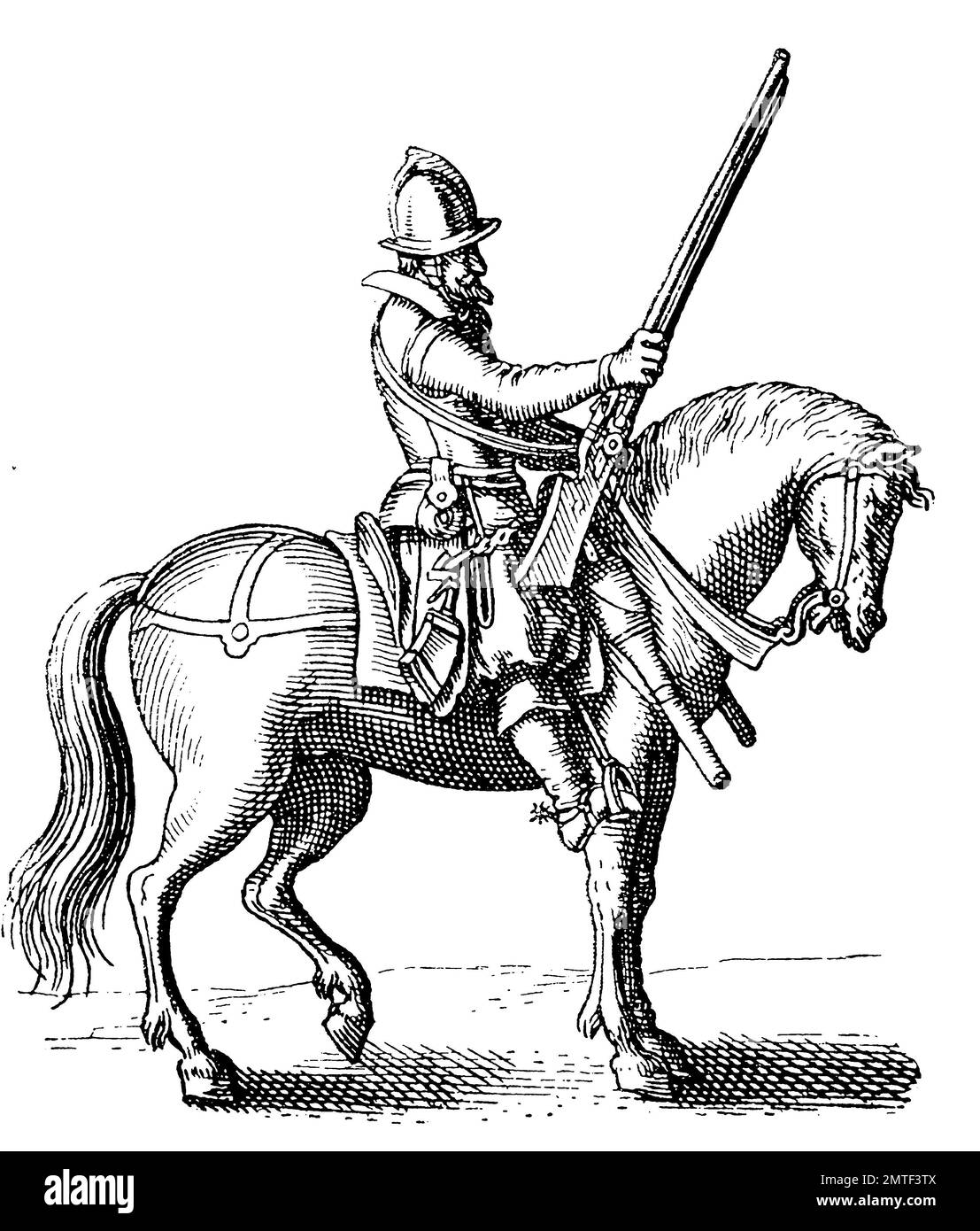 The harquebusier was the most common form of cavalry found throughout ...