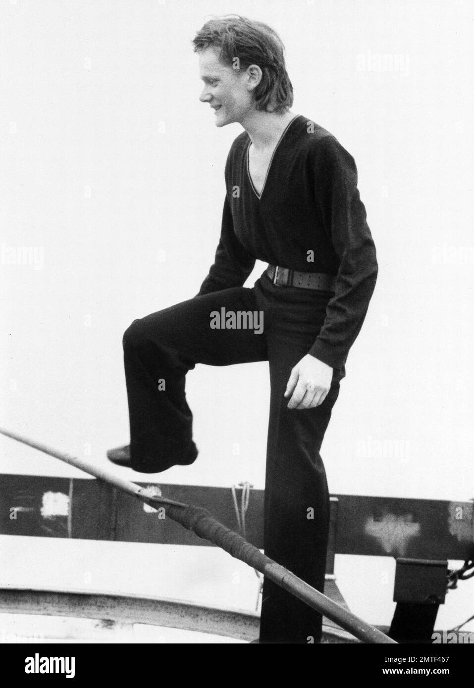 French high-wire aerialist Philippe Petit, who gained fame by walking a ...