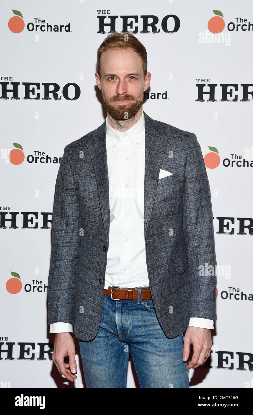 Adam David Thompson attends a special screening of "The Hero" at The ...