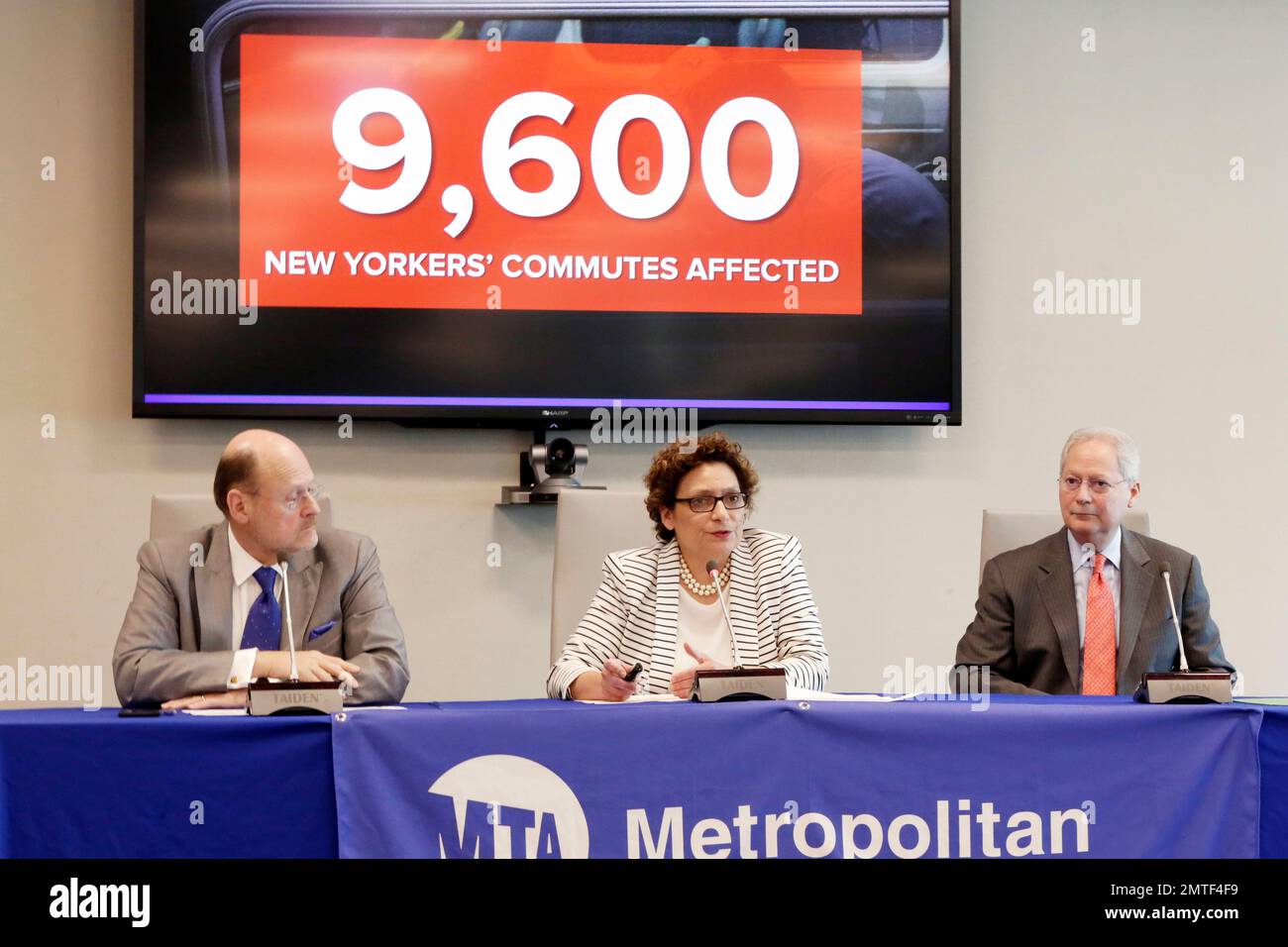Penn Station Task Force member Joseph Lhota, left, MTA Interim ...