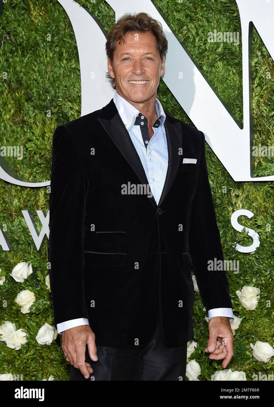 Ron Duguay arrives at the 71st annual Tony Awards at Radio City Music ...