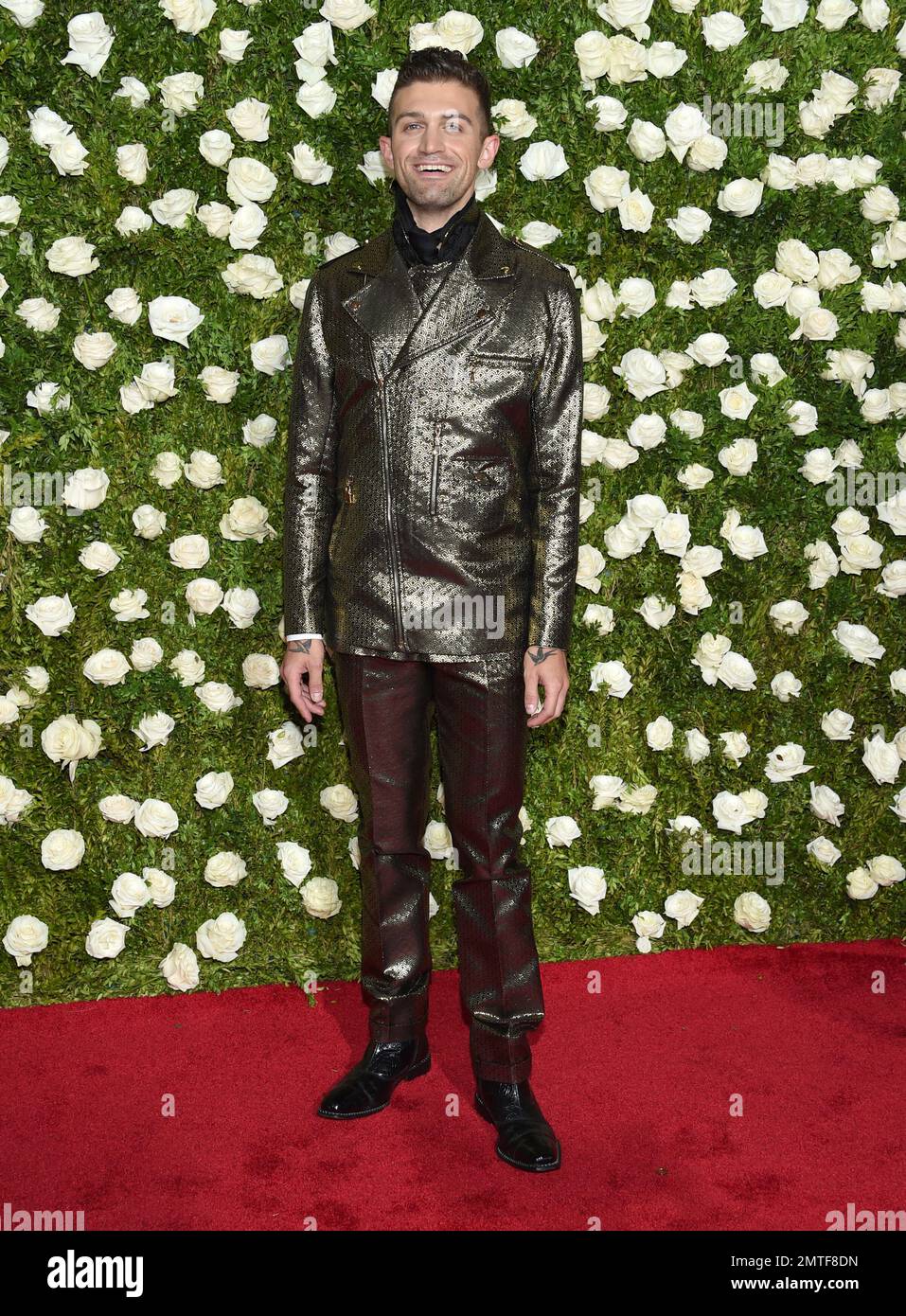 Sam Pinkleton arrives at the 71st annual Tony Awards at Radio City ...