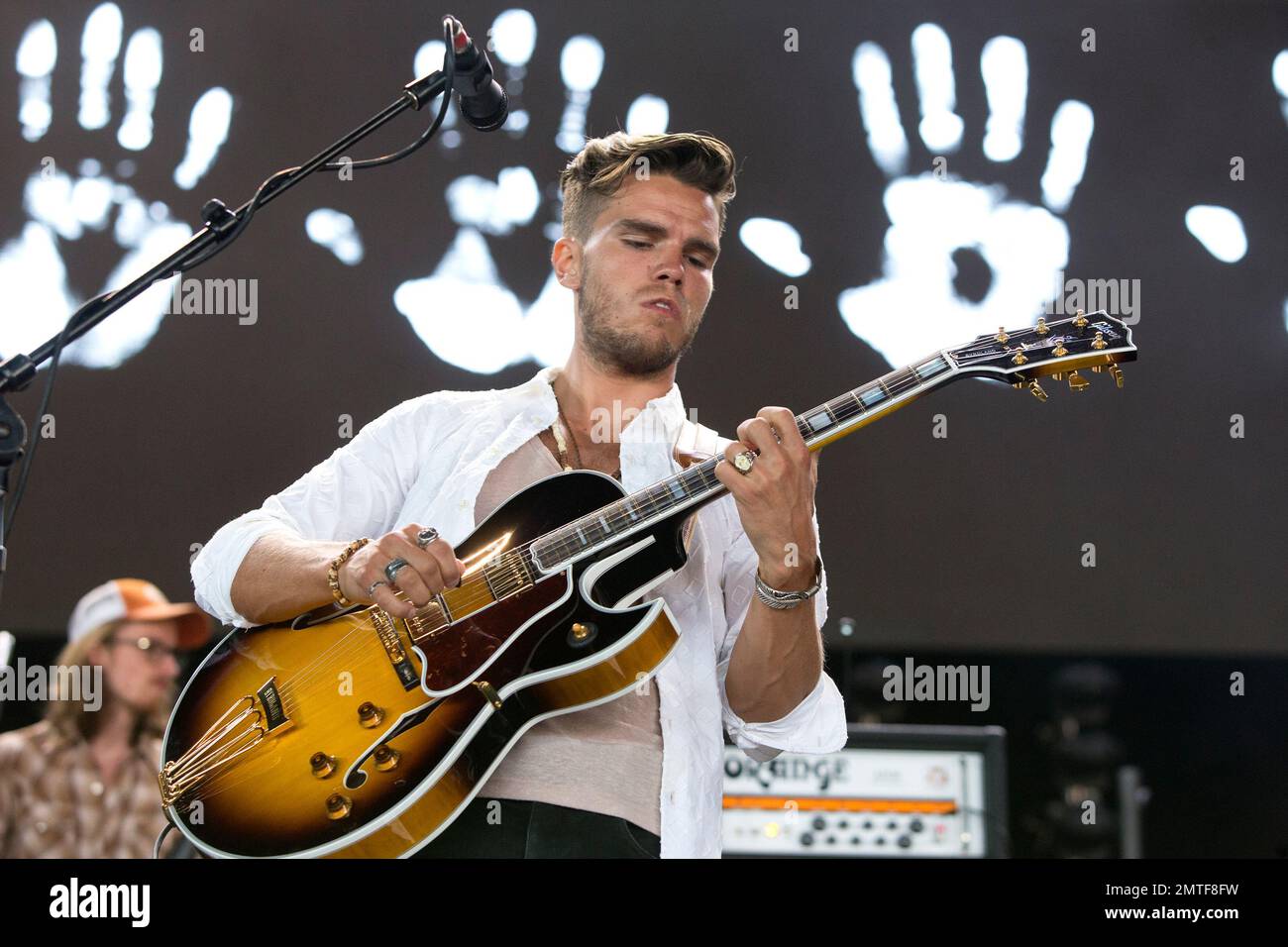 JJ Julius Son of the band Kaleo performs in concert during night two of ...