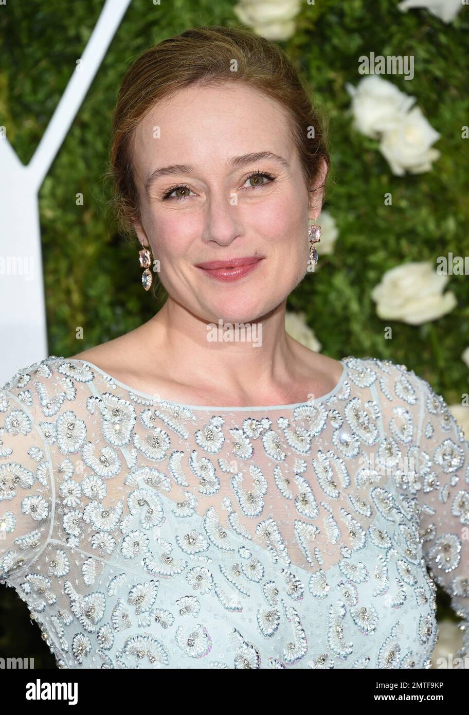 Jennifer Ehle arrives at the 71st annual Tony Awards at Radio City ...