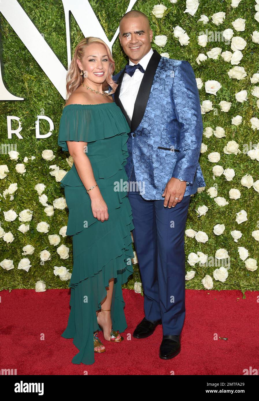 Veronica Vazquez-Jackson, left, and Christopher Jackson arrive at the ...