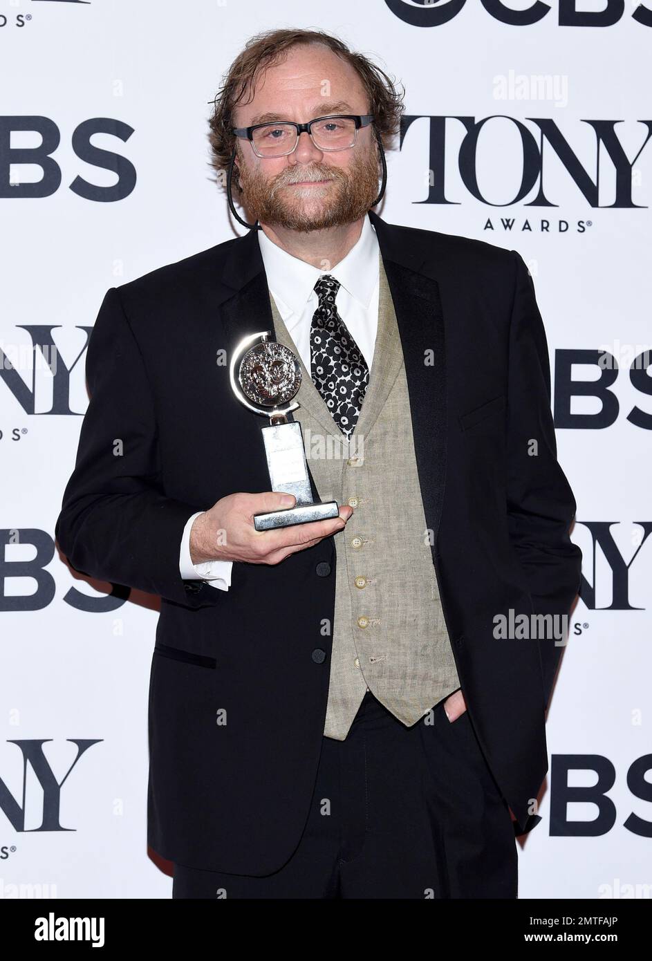Christopher Akerlind poses in the press room with the award for best ...