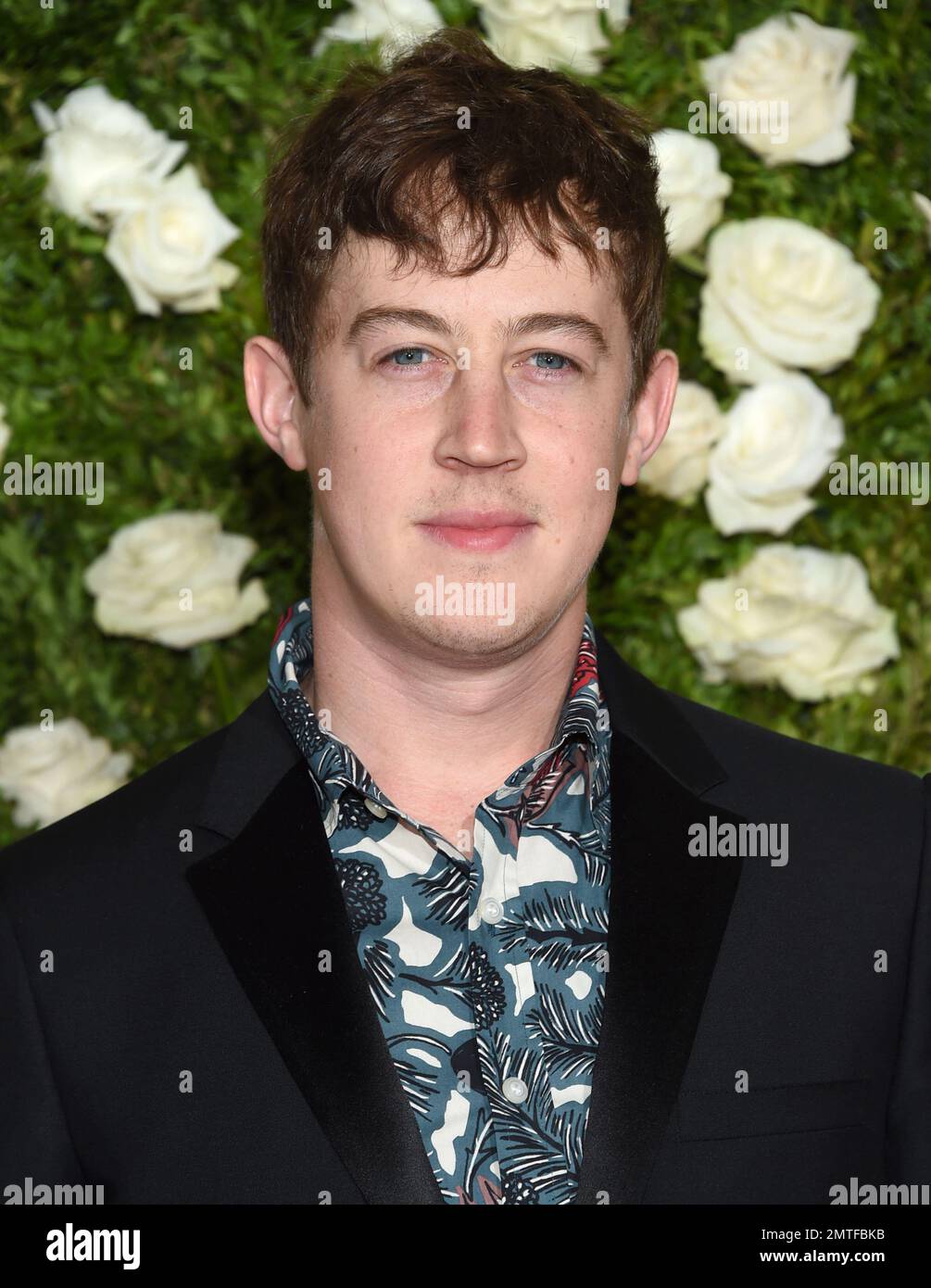 Alex Sharp arrives at the 71st annual Tony Awards at Radio City Music ...