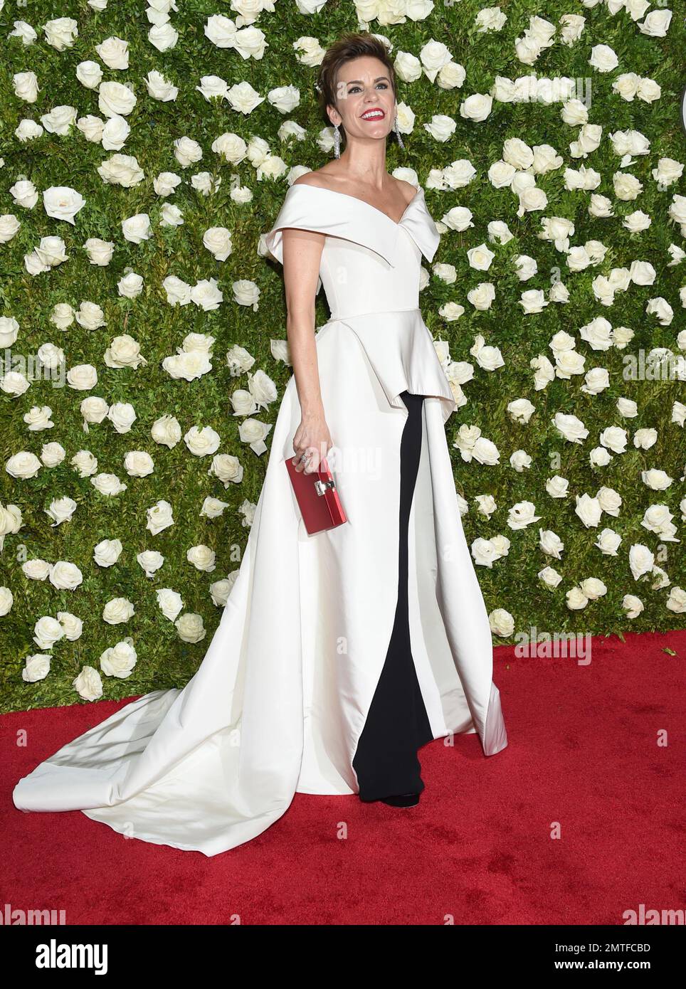 Jenn Colella arrives at the 71st annual Tony Awards at Radio City Music ...