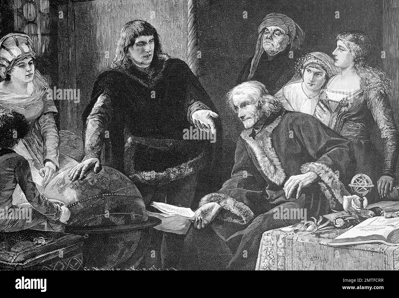 The Erdapfel, earth apple, produced by Martin Behaim in 1492 is the ...