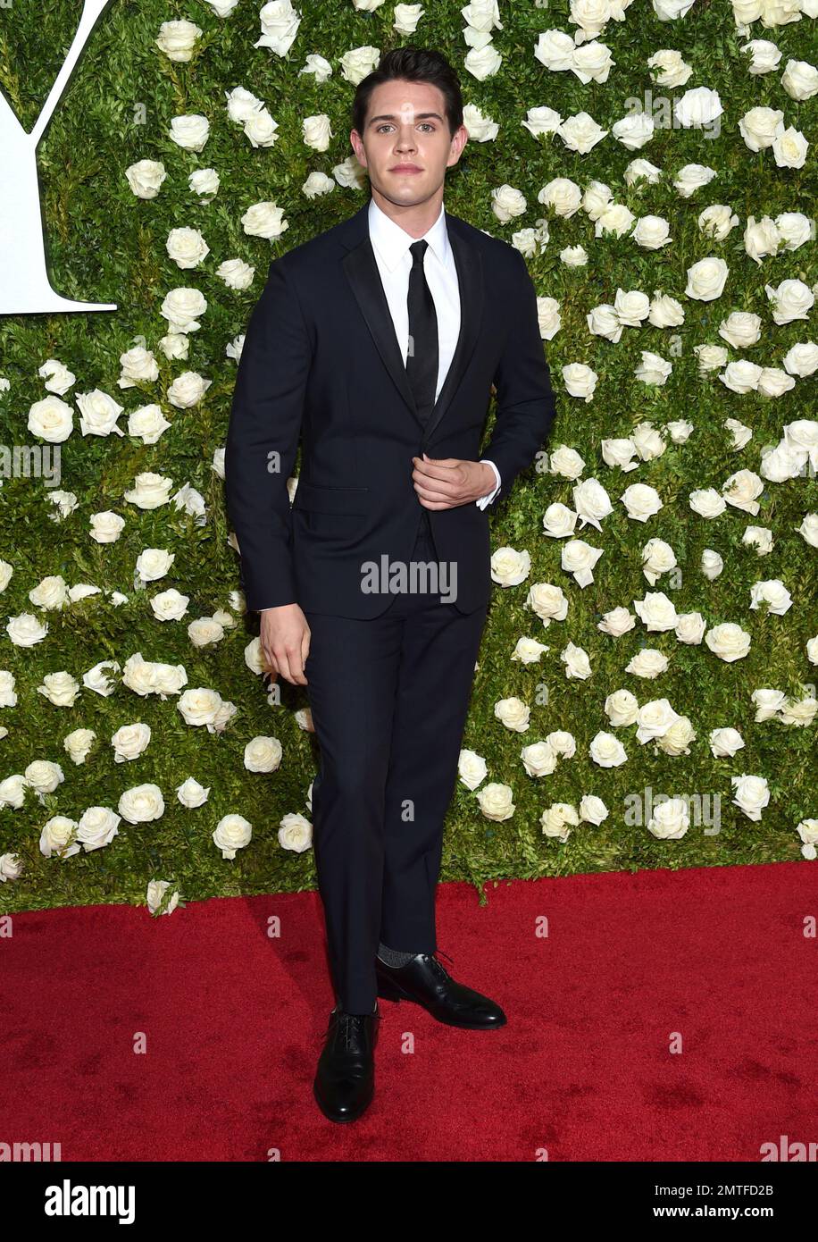 Casey Cott arrives at the 71st annual Tony Awards at Radio City Music ...