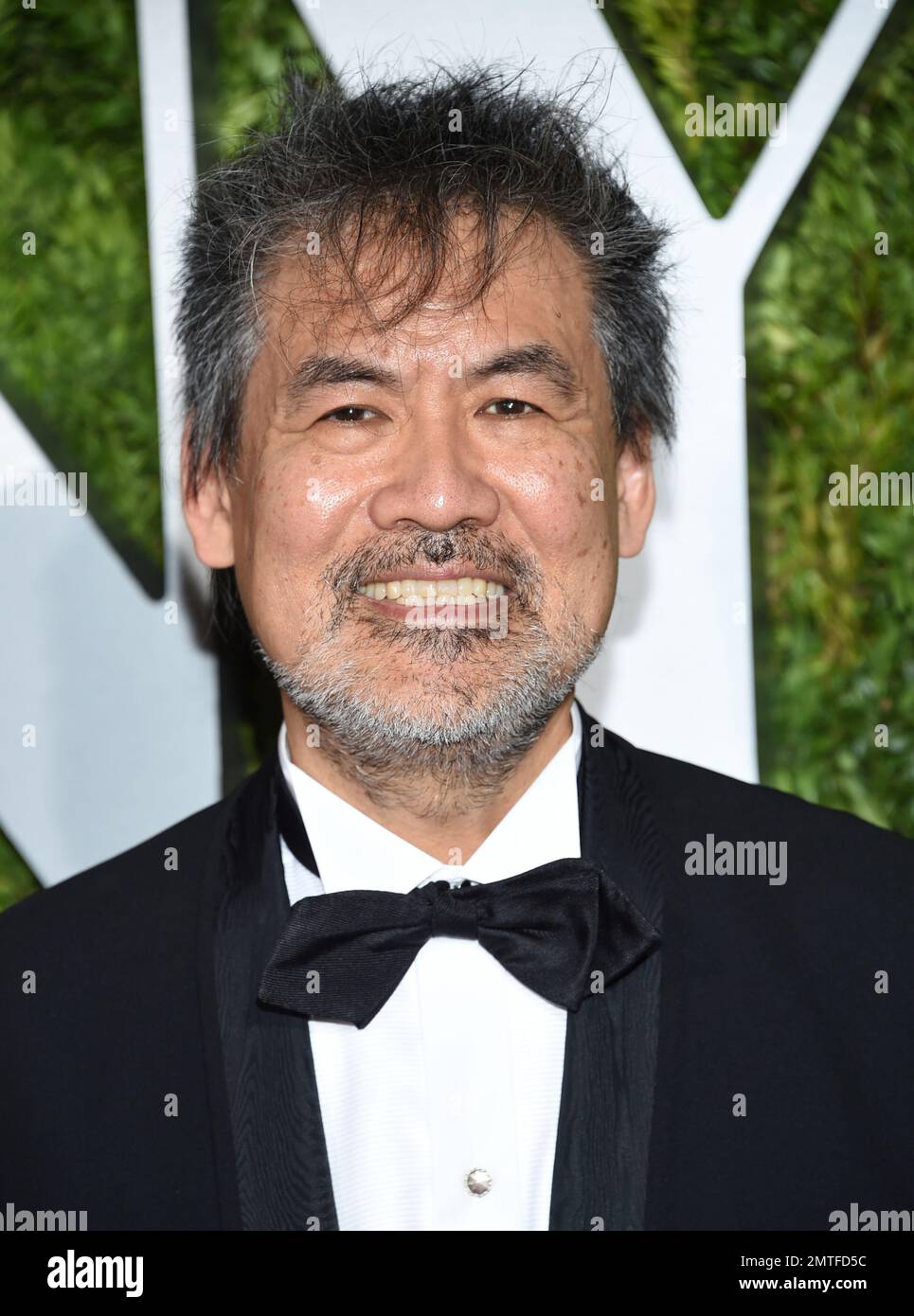David Henry Hwang arrives at the 71st annual Tony Awards at Radio City ...