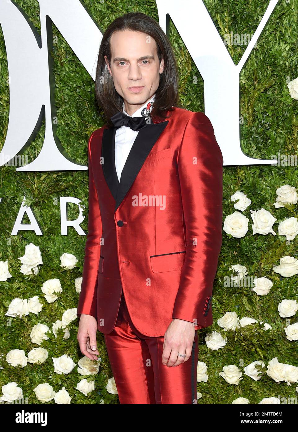 Jordan Roth arrives at the 71st annual Tony Awards at Radio City Music ...