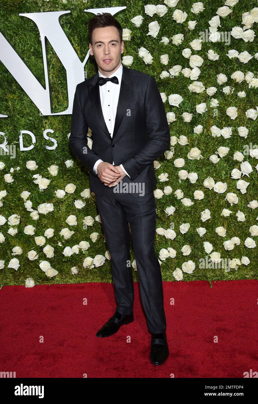 Erich Bergen arrives at the 71st annual Tony Awards at Radio City Music ...
