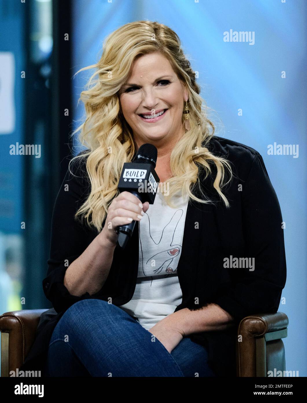 Country singer Trisha Yearwood participates in the BUILD Speaker Series ...