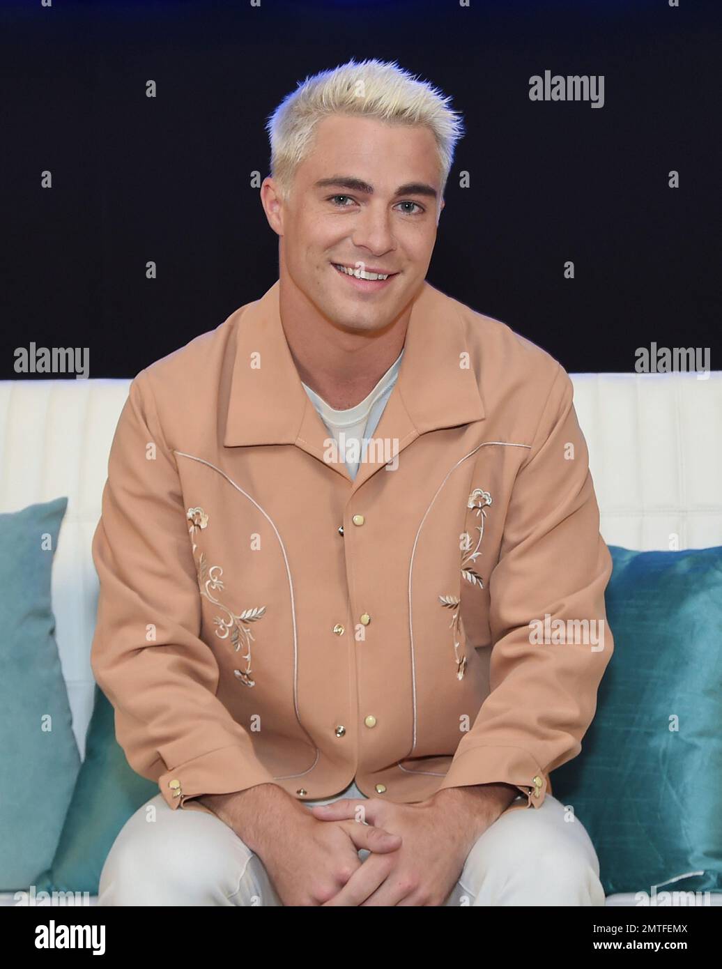 Actor Colton Haynes participates in the "Rough Night" cast photo call ...