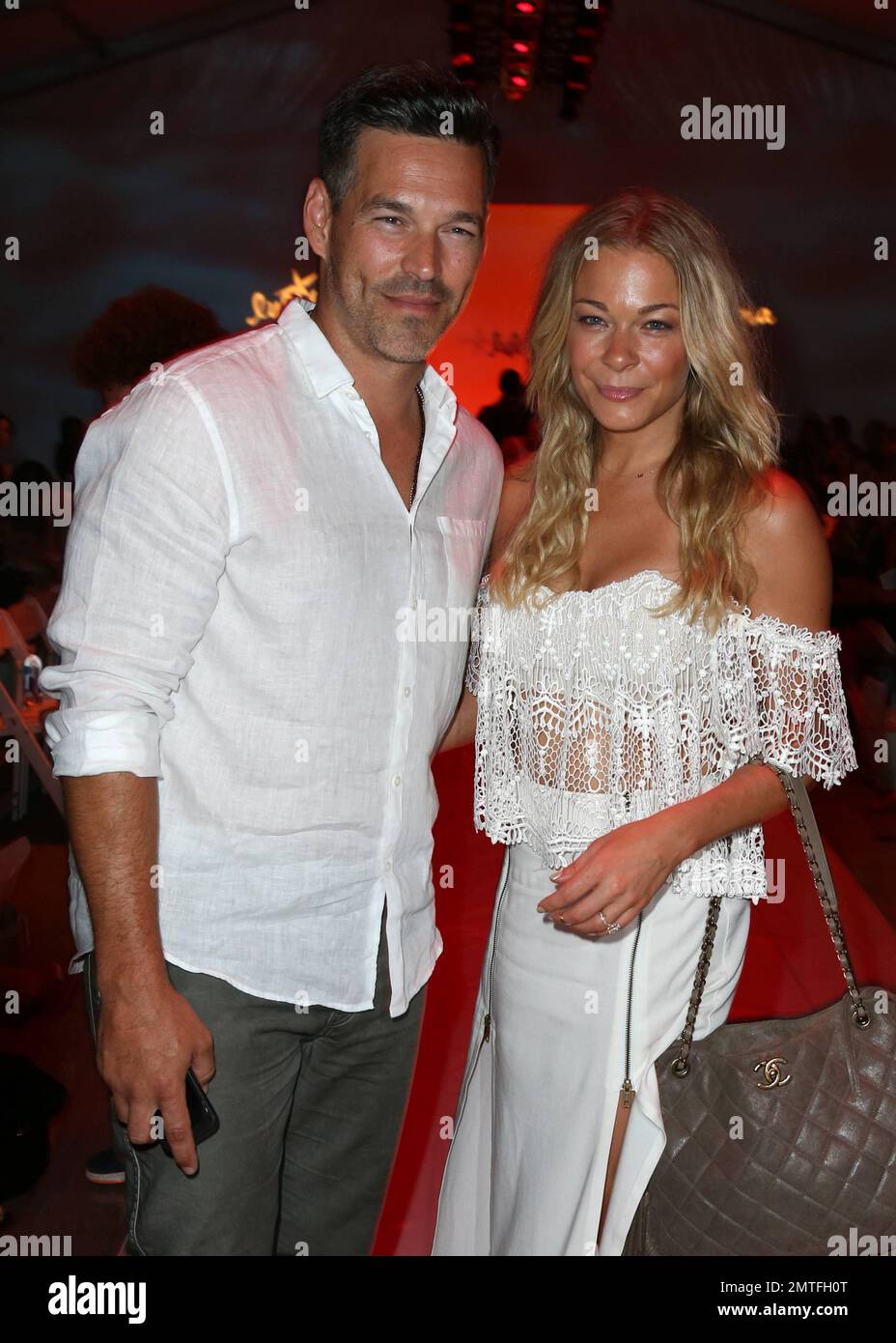 Eddie Cibrian Swimming