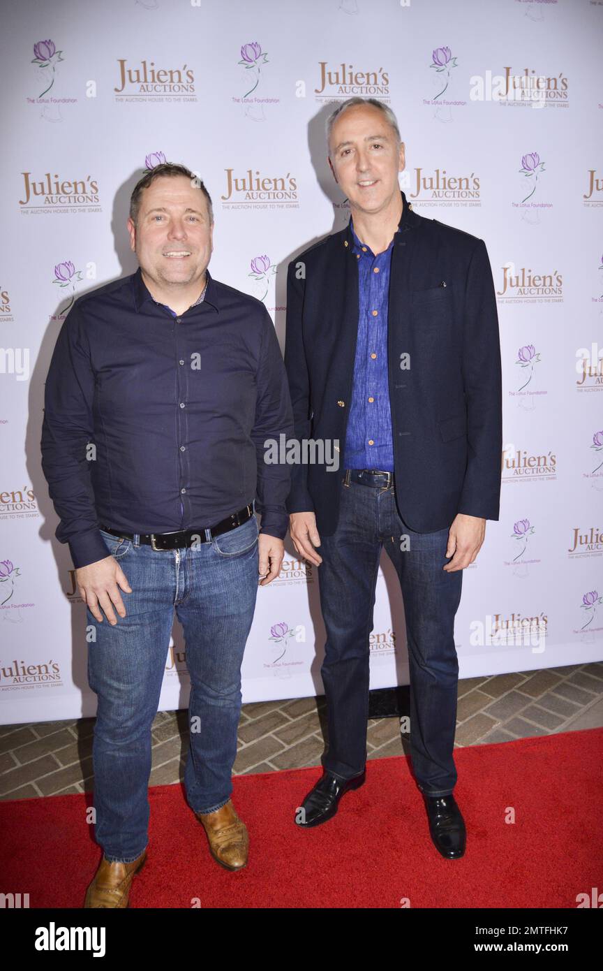 Martin Nolan and Darren Julien at the Ringo Starr and Barbara Bach ...