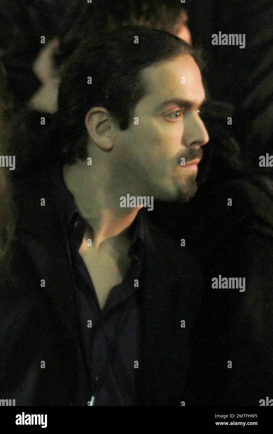 Dhani Harrison, son of George Harrison arrives to see Ringo Starr, of ...