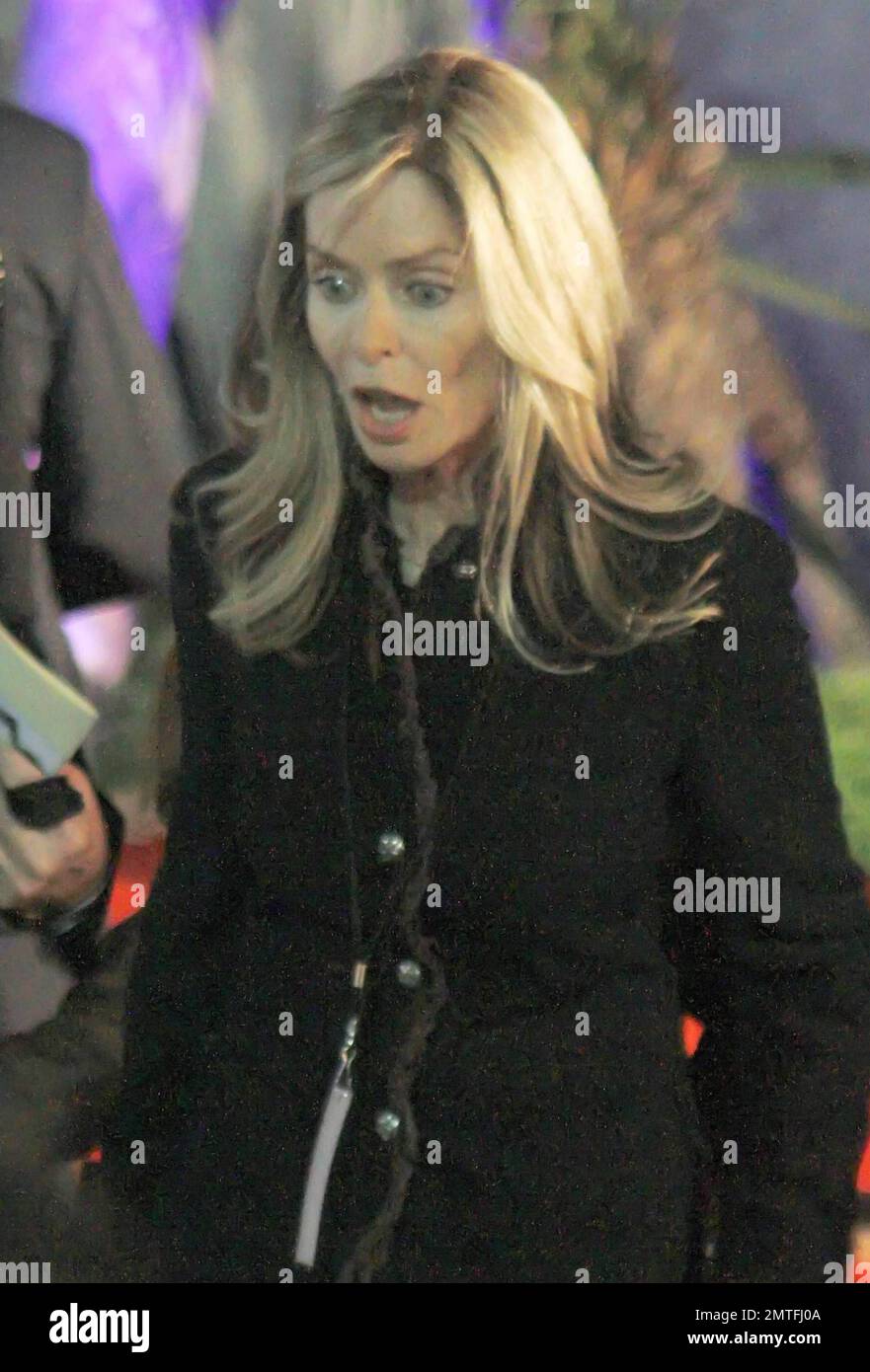 Barbara Bach, wife of Ringo Starr, of the Beatles, arrives before he ...