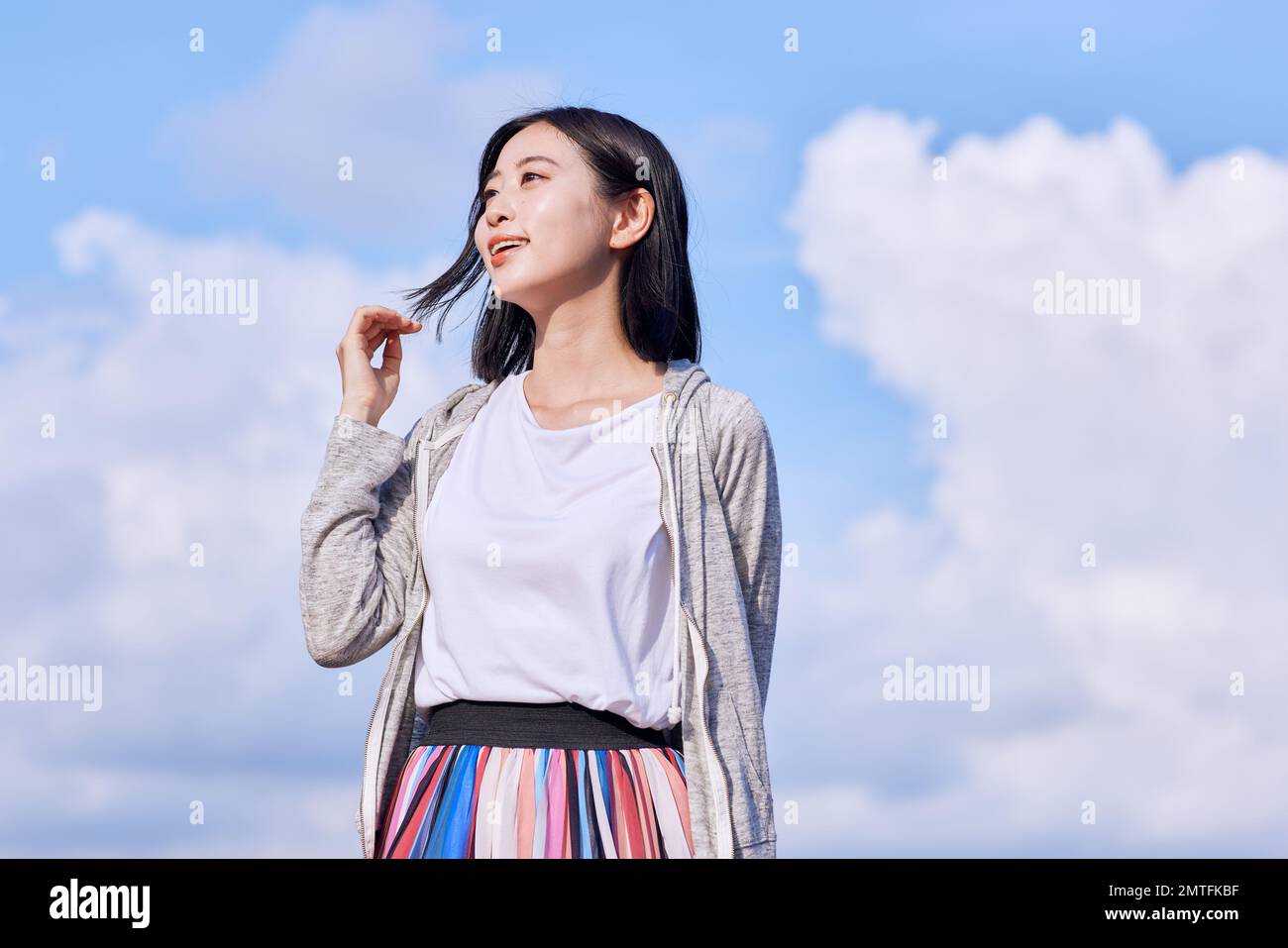 Young Japanese woman portrait Stock Photo - Alamy