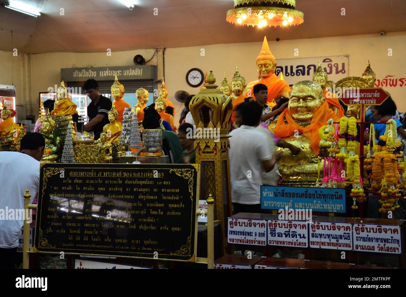 Thai people traveler travel visit respect praying blessing wish holy ...