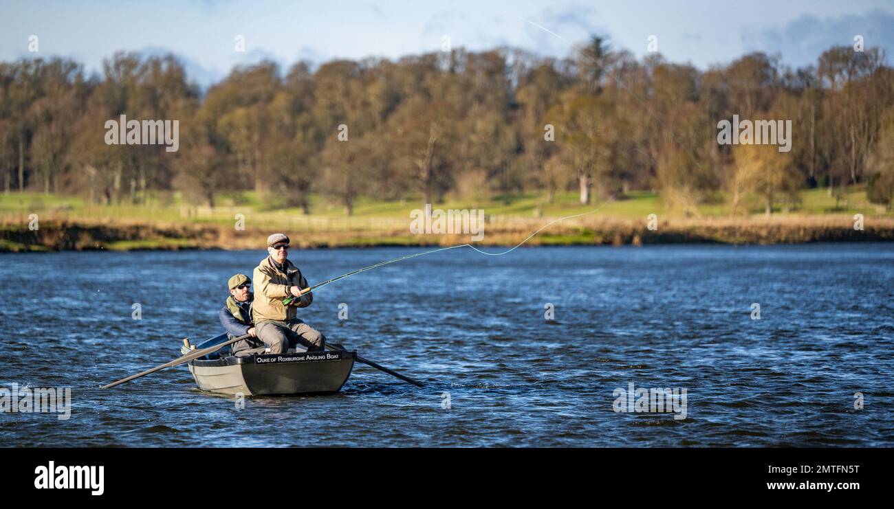 Kelso, River Tweed, Scottish Borders, Scotland, UK. Official opening of ...