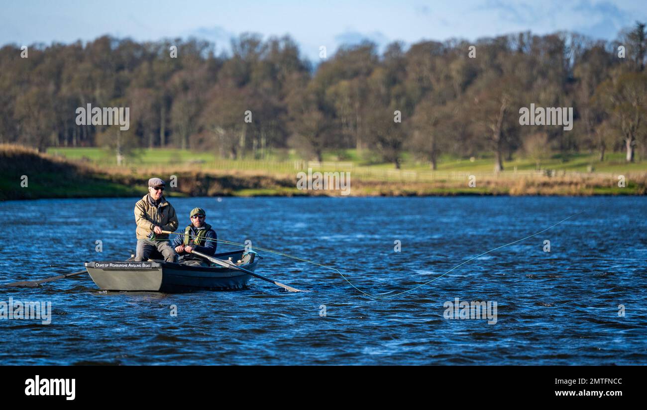 Kelso, River Tweed, Scottish Borders, Scotland, UK. Official opening of ...