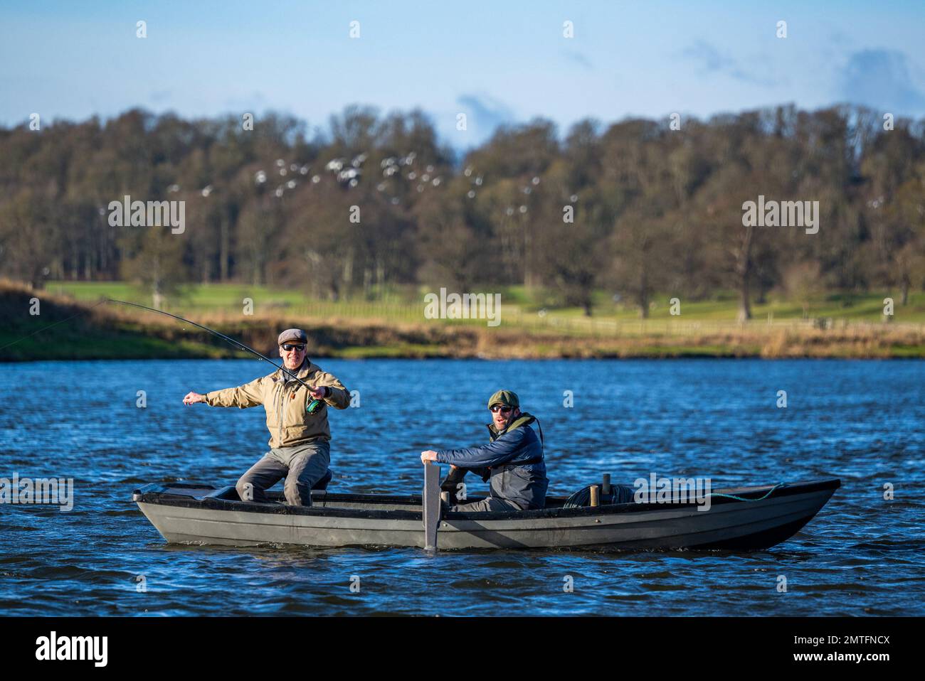 Kelso, River Tweed, Scottish Borders, Scotland, UK. Official opening of ...